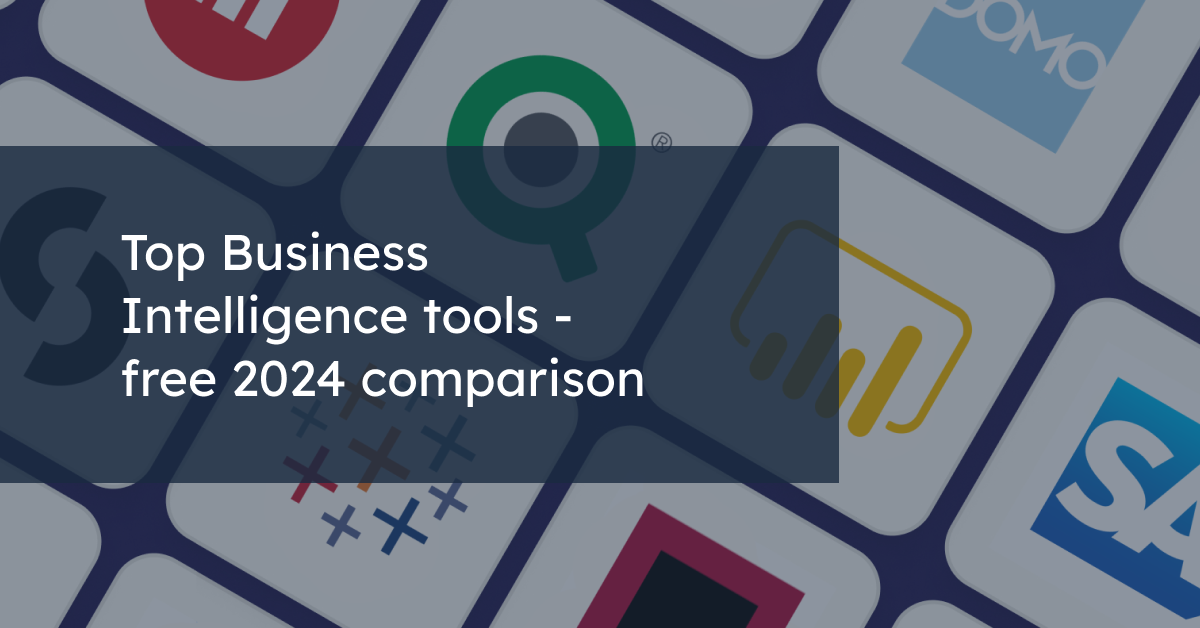 Top Business Intelligence tools - free 2024 comparison | RST Software